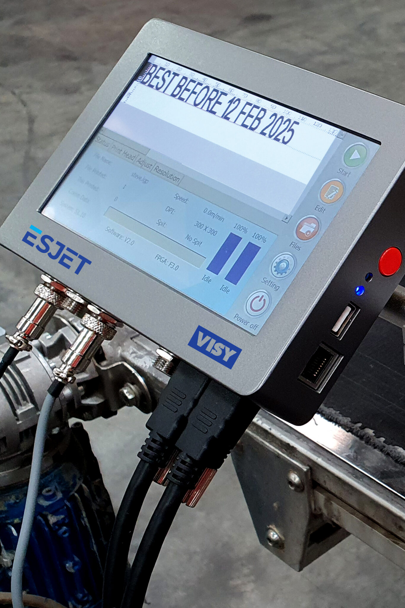 Visy ESJet – Product identification, Labelling, Inspection and Robotics