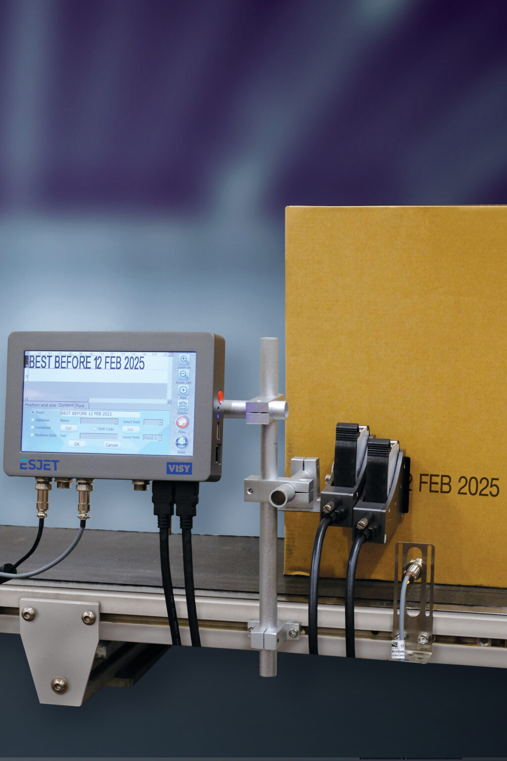 Visy ESJet – Product identification, Labelling, Inspection and Robotics