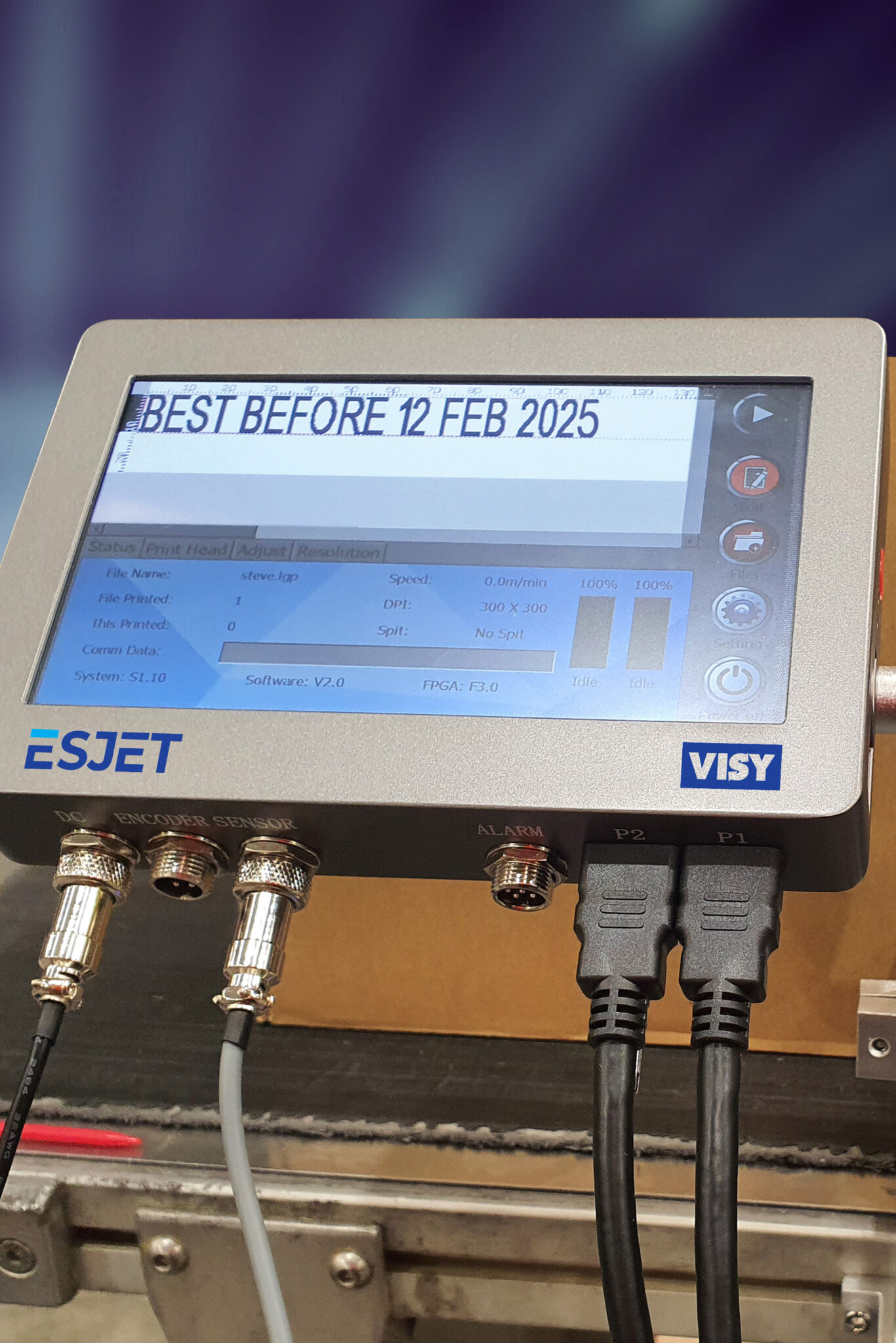 Visy ESJet – Product identification, Labelling, Inspection and Robotics