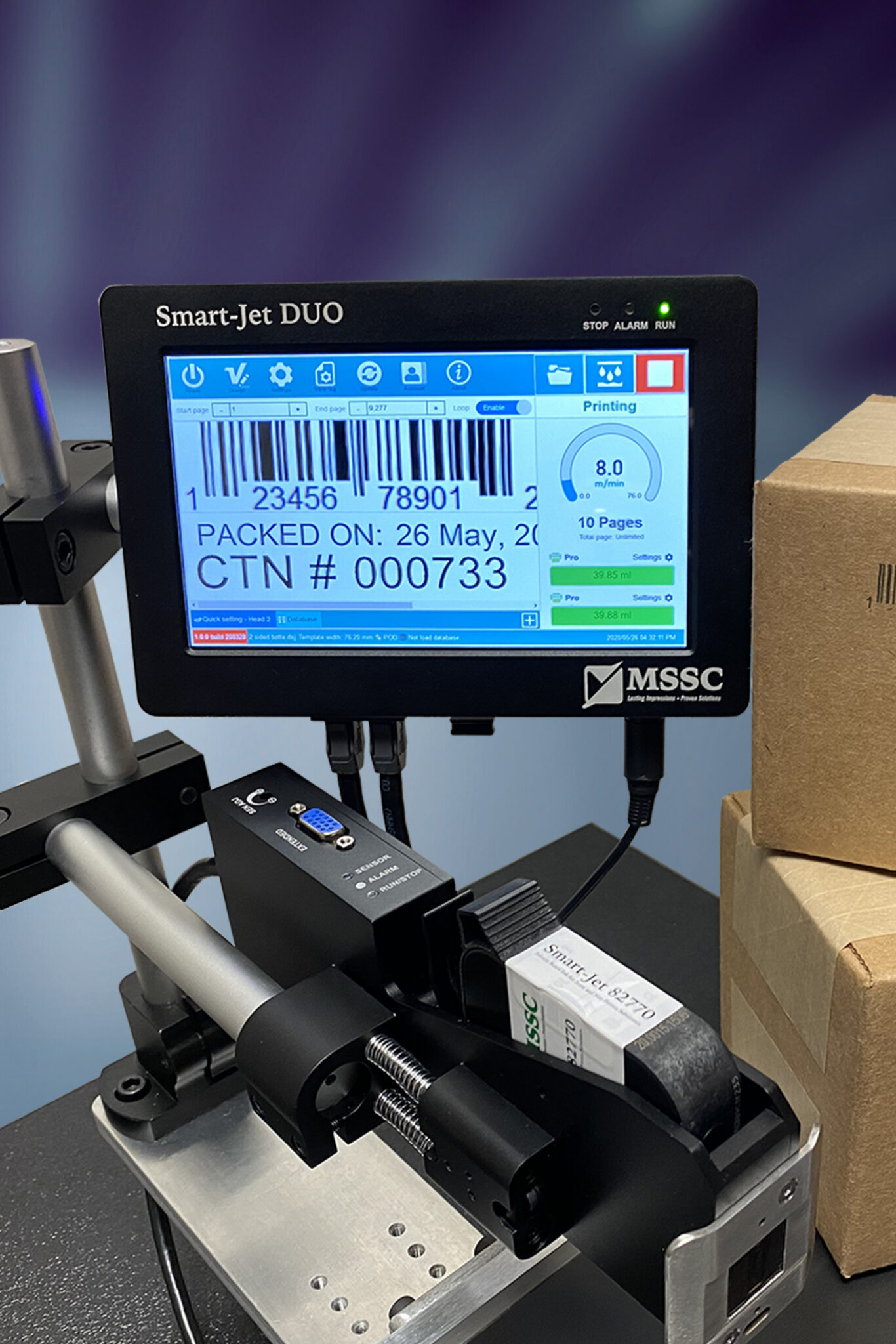 MSSC Smart-Jet Duo Print Controller – Product identification, Labelling ...